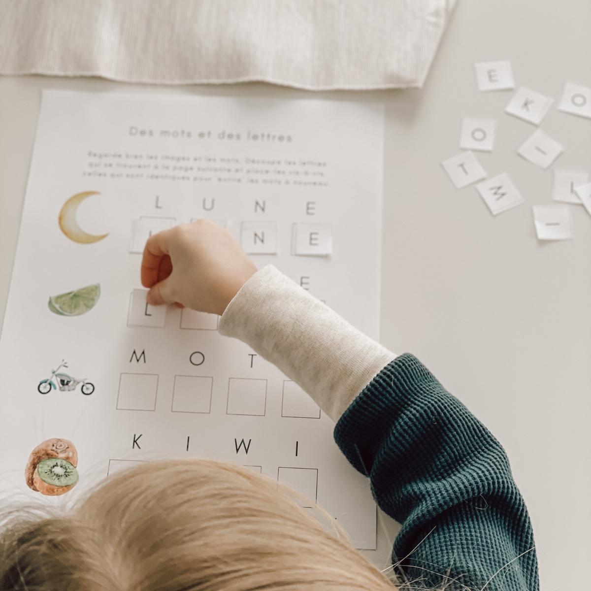 Cahier d'activités à télécharger - Alphabet