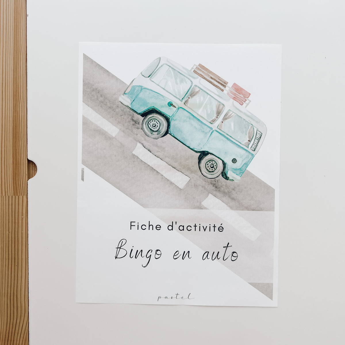 Activité à télécharger - Bingo en auto