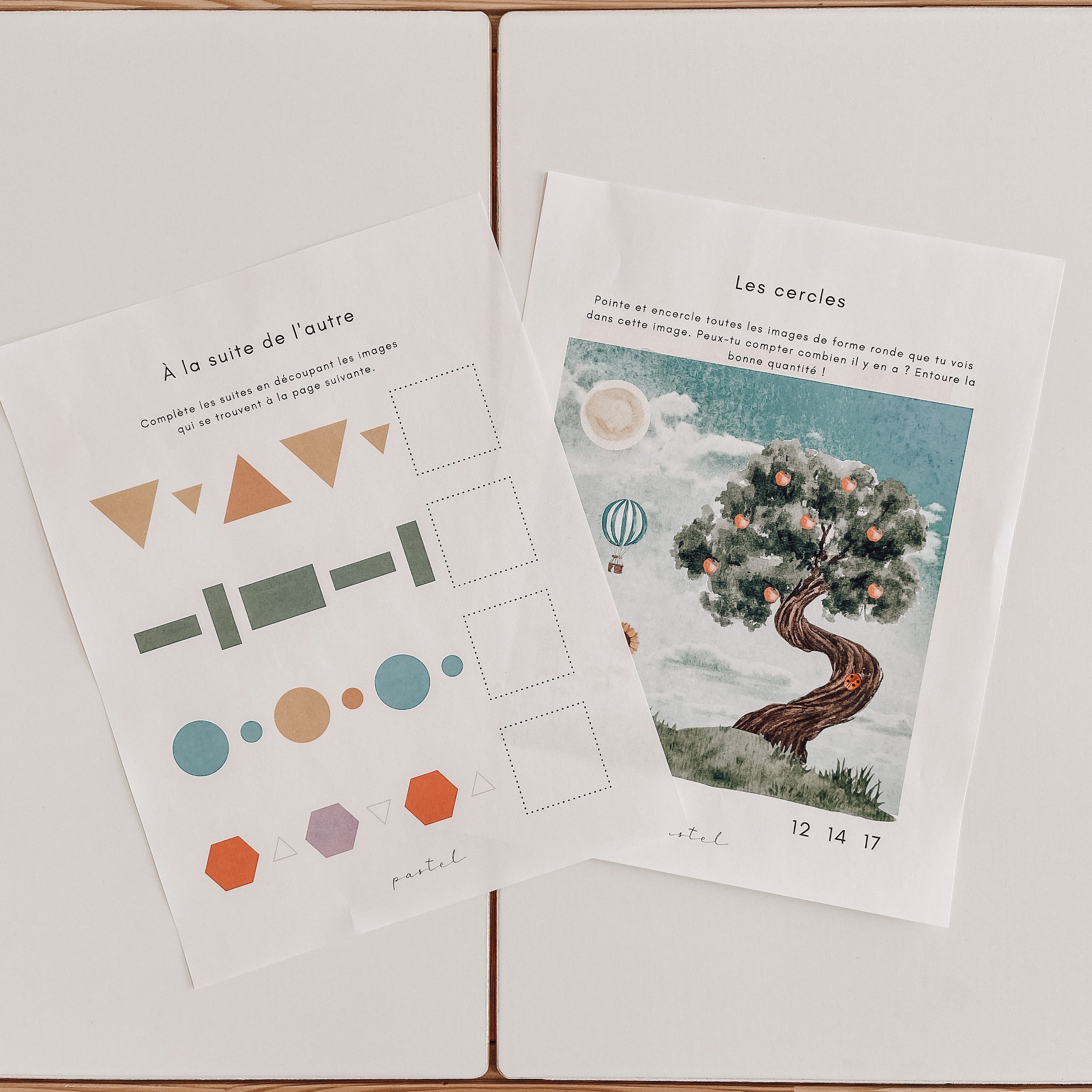 Cahier d'activités à télécharger - Formes & couleurs