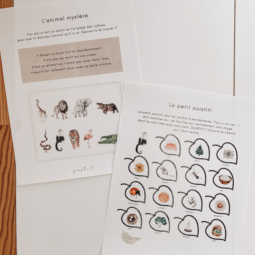 Cahier d'activités à télécharger - Savane