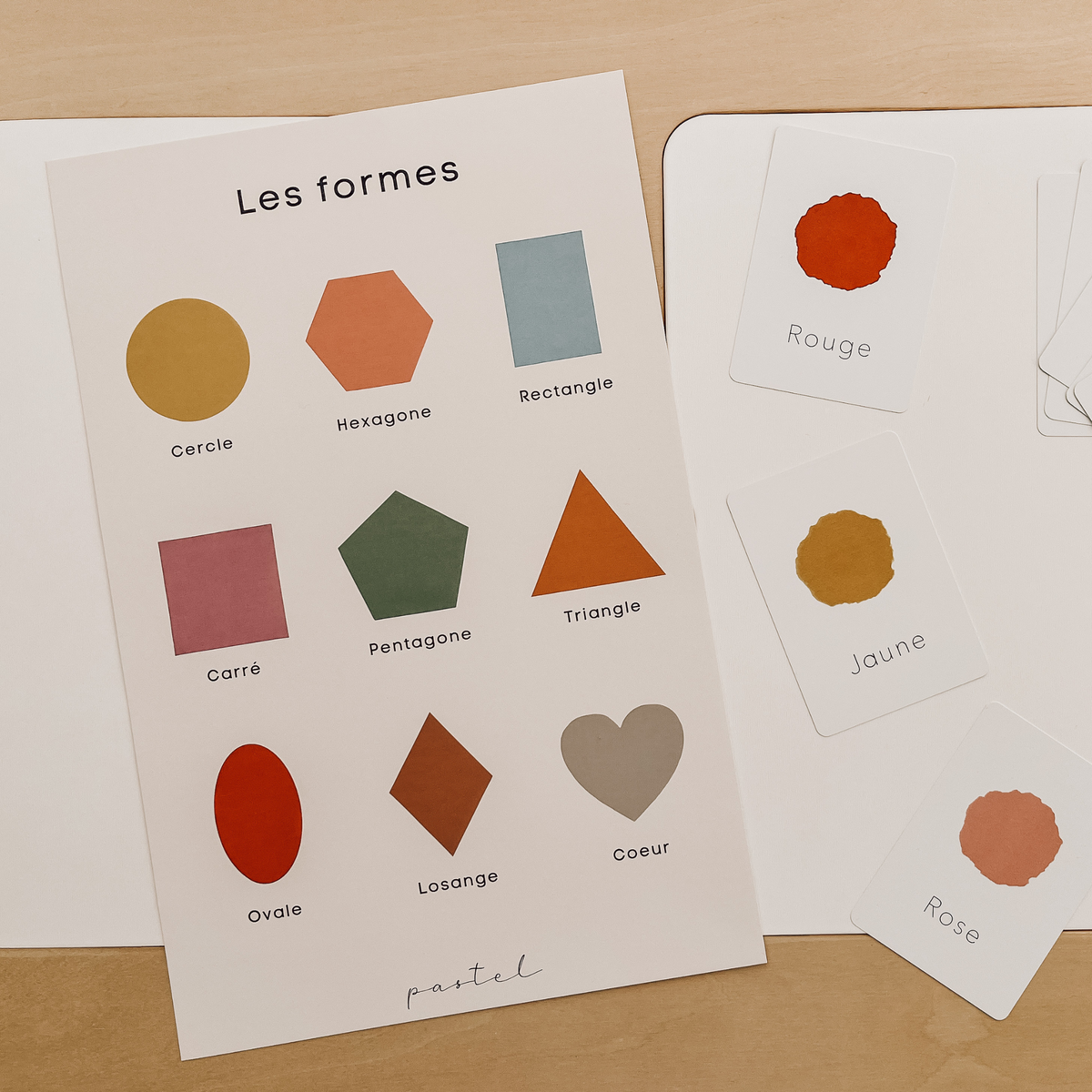 Affiche éducative & décorative "Formes"