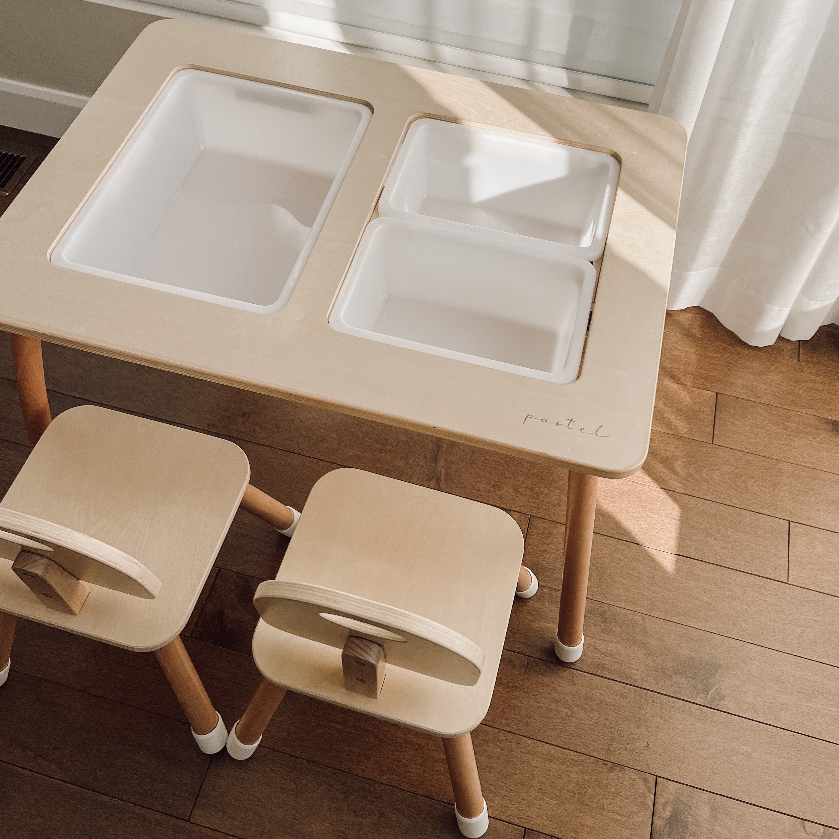 Table sensorielle en bois – Bajoue